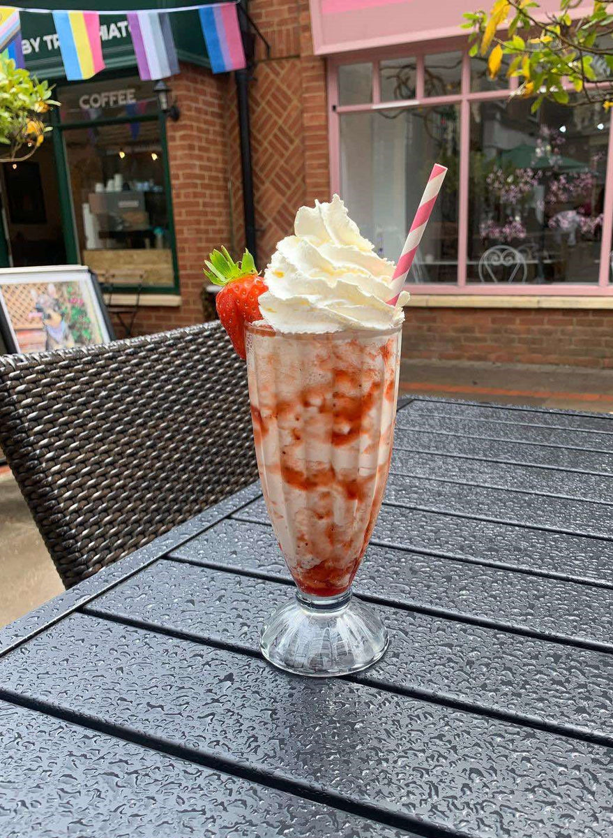 Sip a Milkshake in the Sunshine at the Courtyard Tea Room in Saffron W ...